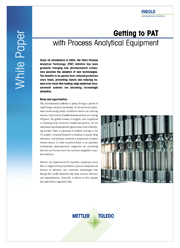 Getting to PAT with process analytical equipment