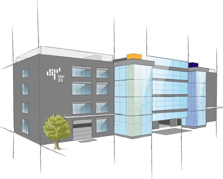 Ten23 Health expands facility with photovoltaic facade